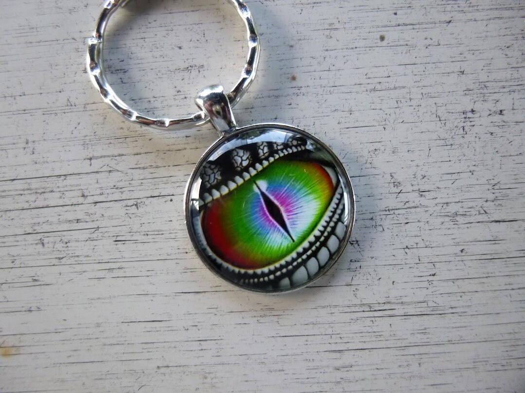 Personalized Dragon Eye Keychain: Multi Color Purse Charm, K315 - Etsy