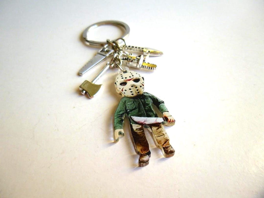 Personalized Jason Voorhees Keychain: Scary Halloween Gift, K349 - Etsy