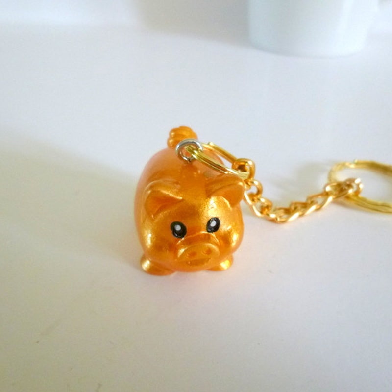 Pig Key Chains - Etsy