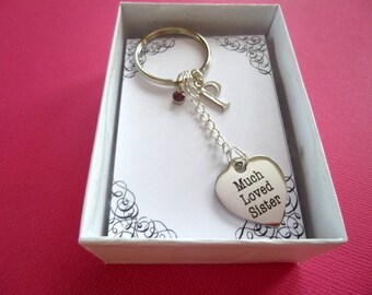 Sister Key Chain - Etsy