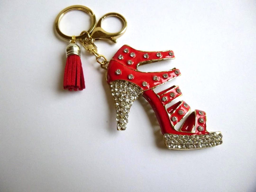 Red High Heel Key Chain: Purse Charm - K322 - Etsy
