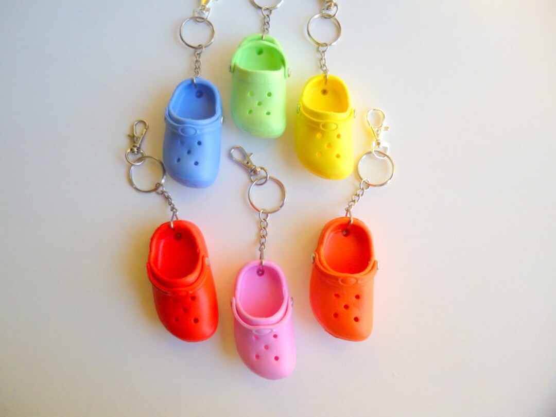 Mini Slipper Key Chain, Cute Funny Shoe Style Key Ring, Zipper Pull ...
