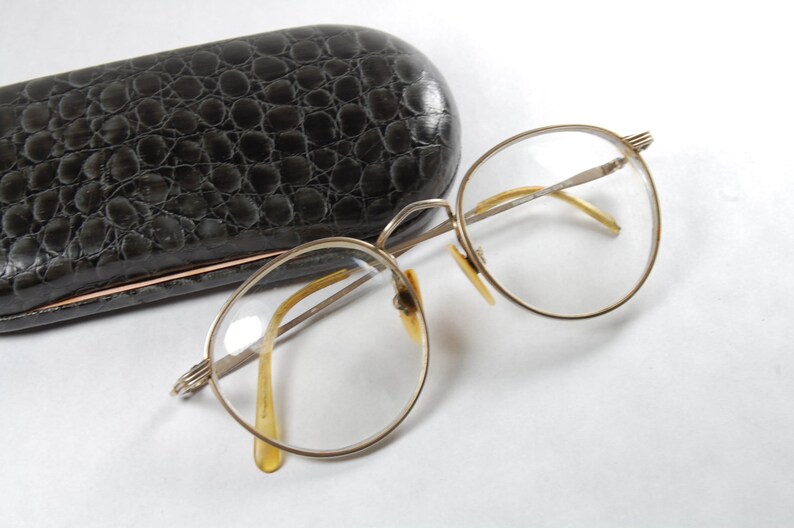 Vintage Wire Frame Eyeglasses Hipster Eyewear Retro Eye Etsy