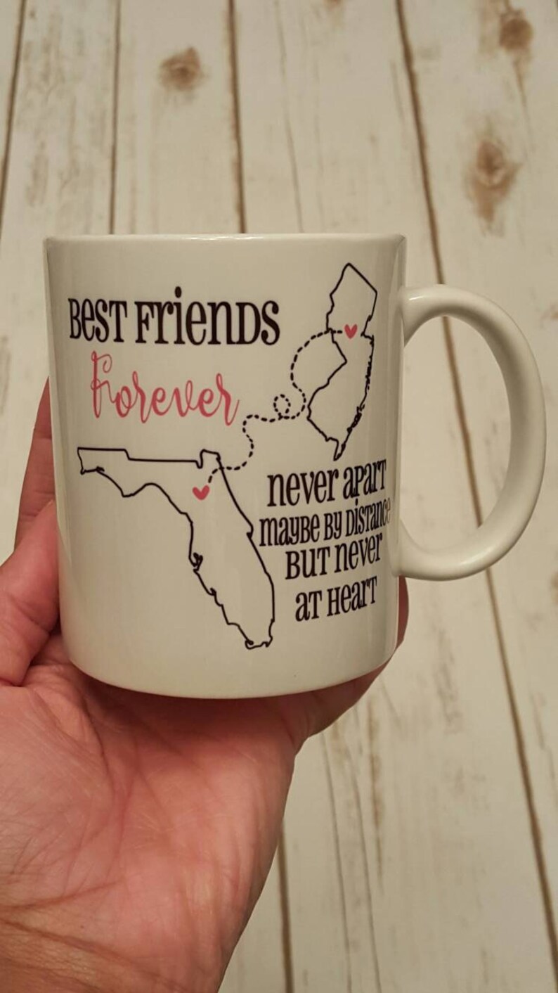 Long Distance Friendship Mug Going away gift Goodbye gift | Etsy