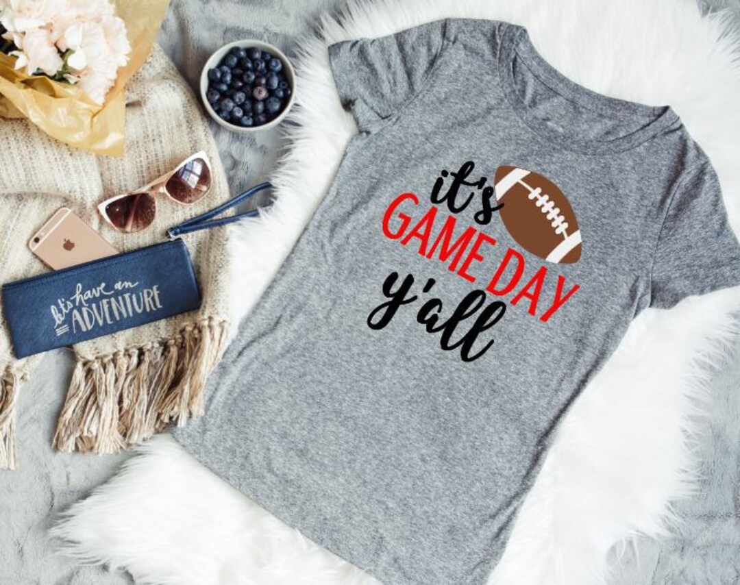 It's Game Day Y'all, Ladies Football Shirt, SEC Tee, UGA Game Day Shirt ...