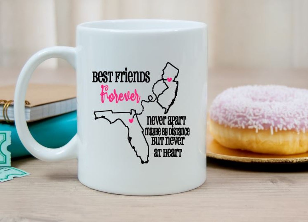 Long Distance Friendship Mug, Going Away Gift, Goodbye Gift, Best ...