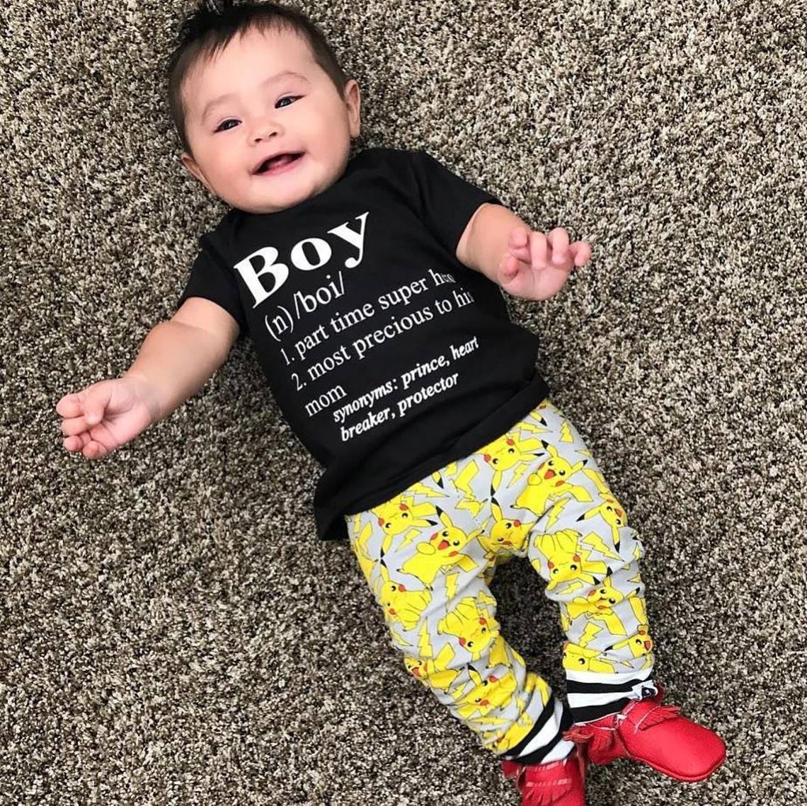 Definition of a Boy Shirt Funny Boy Shirt Toddler Boy Shirt - Etsy