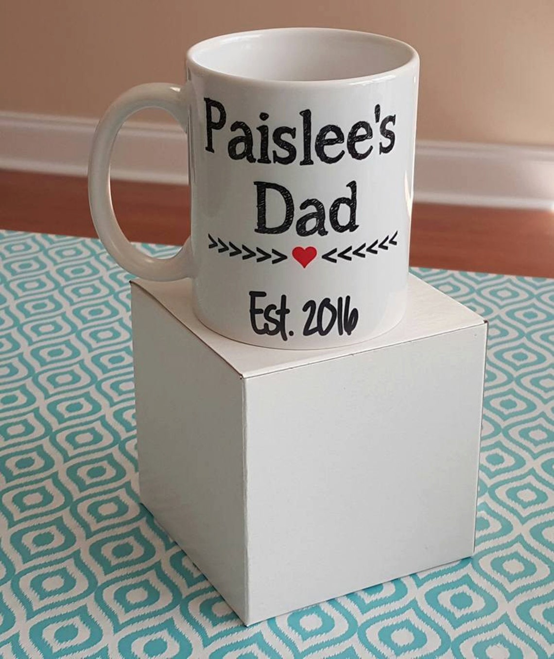 New Dad Mug Gender Reveal Mug New Dad Gift Dad to Be Gift - Etsy