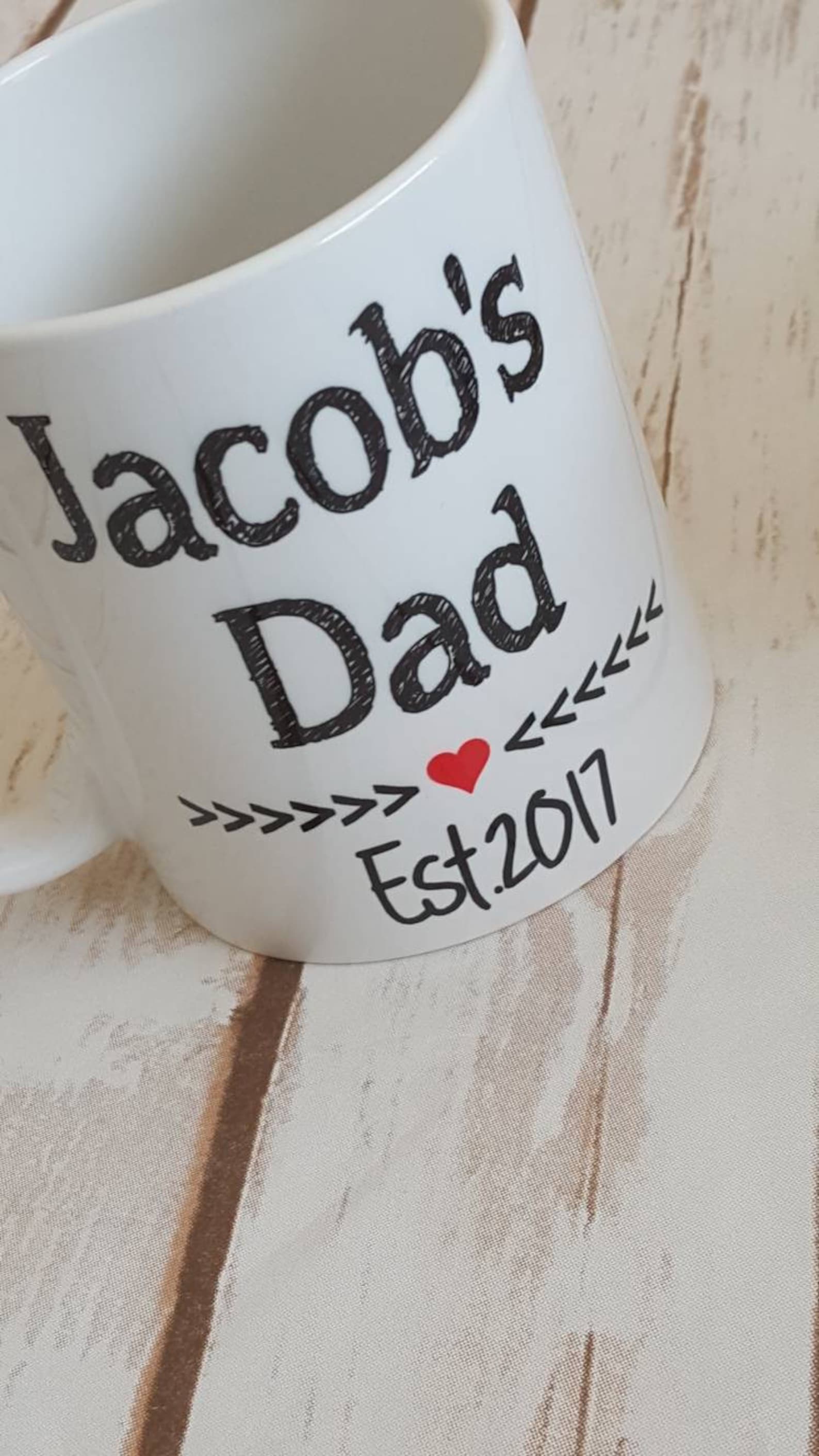 New Dad Mug Gender Reveal Mug New Dad Gift Dad to Be Gift - Etsy