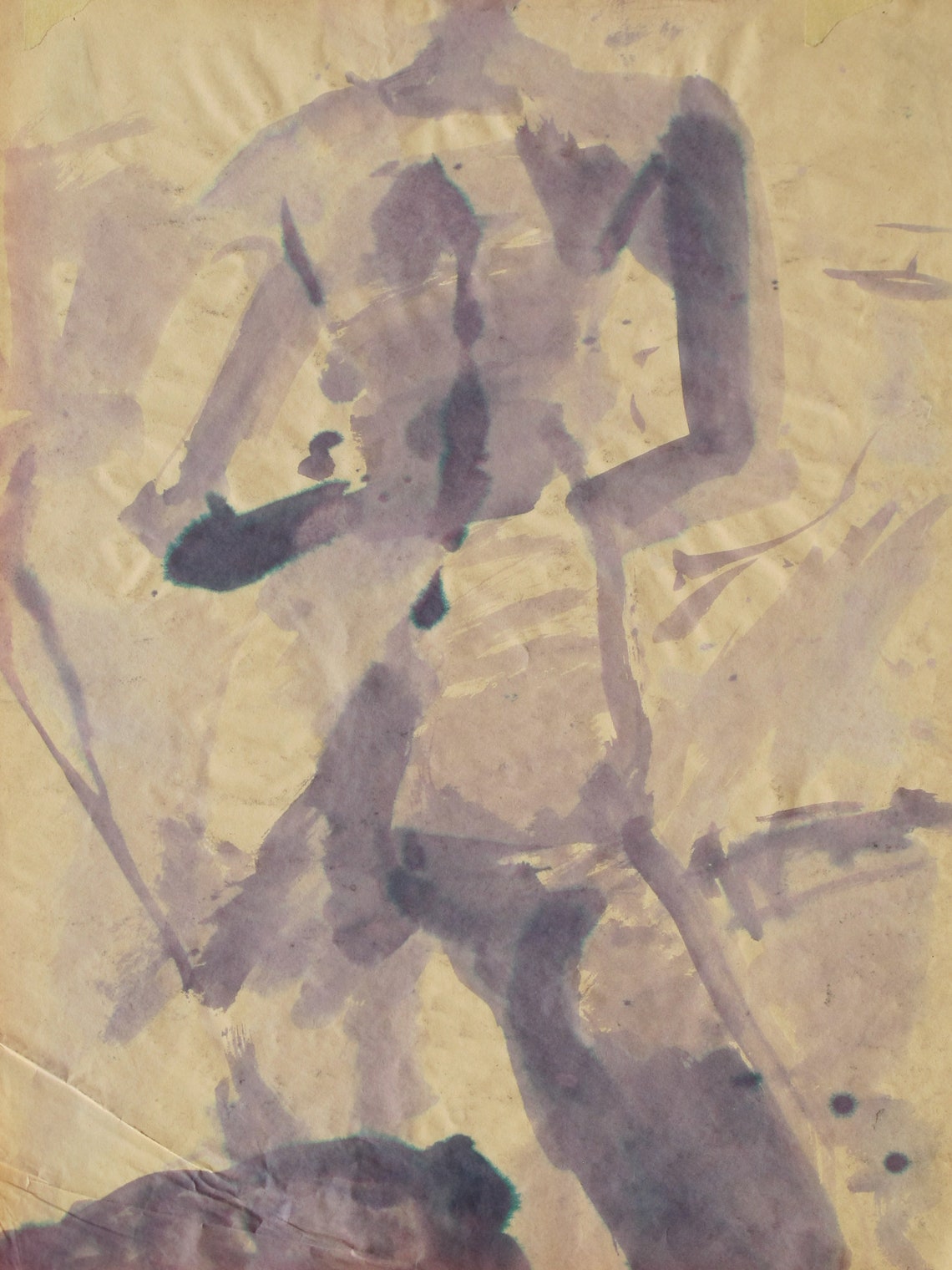 Printable Art, Woman's Back, Figure Drawing, Digital Download, Boho ...