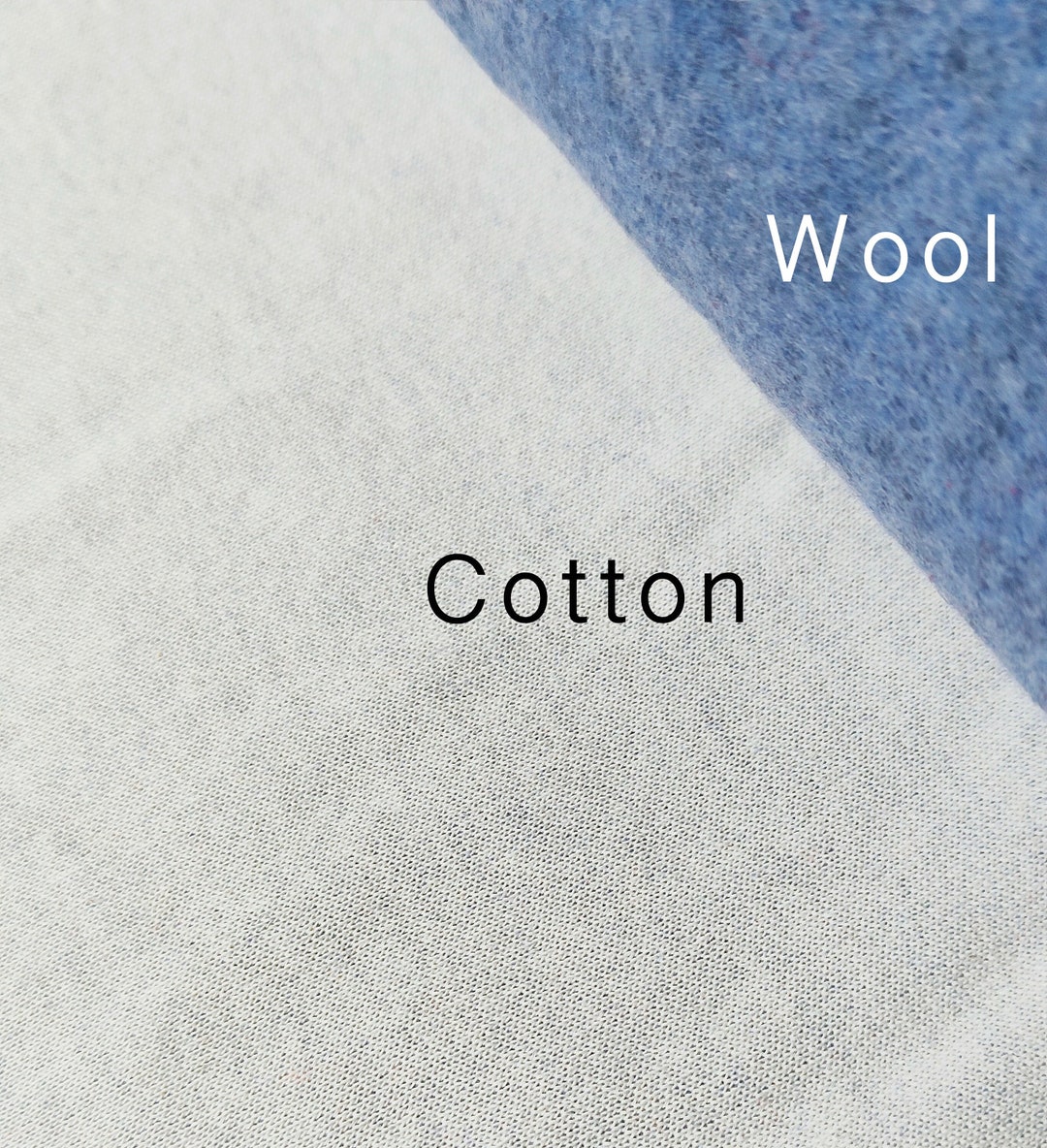 Wool Fabric by the Yard, Double Sided Fabric, Heavy Wool Fabric, 100% ...