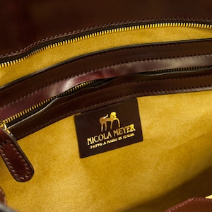 Genuine Shell Cordovan Bag TOTE Horse Leather Vegetable Tanned Width 48 ...