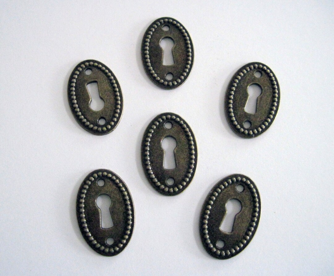 Bronze Keyhole Connector: Vintage Look Cabinet Decoration, Crafting ...