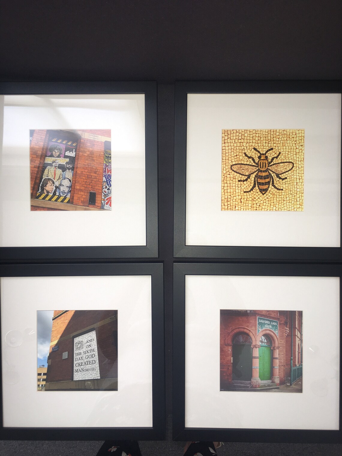 God Created Manchester/on the Sixth Day/framed Print/micro - Etsy