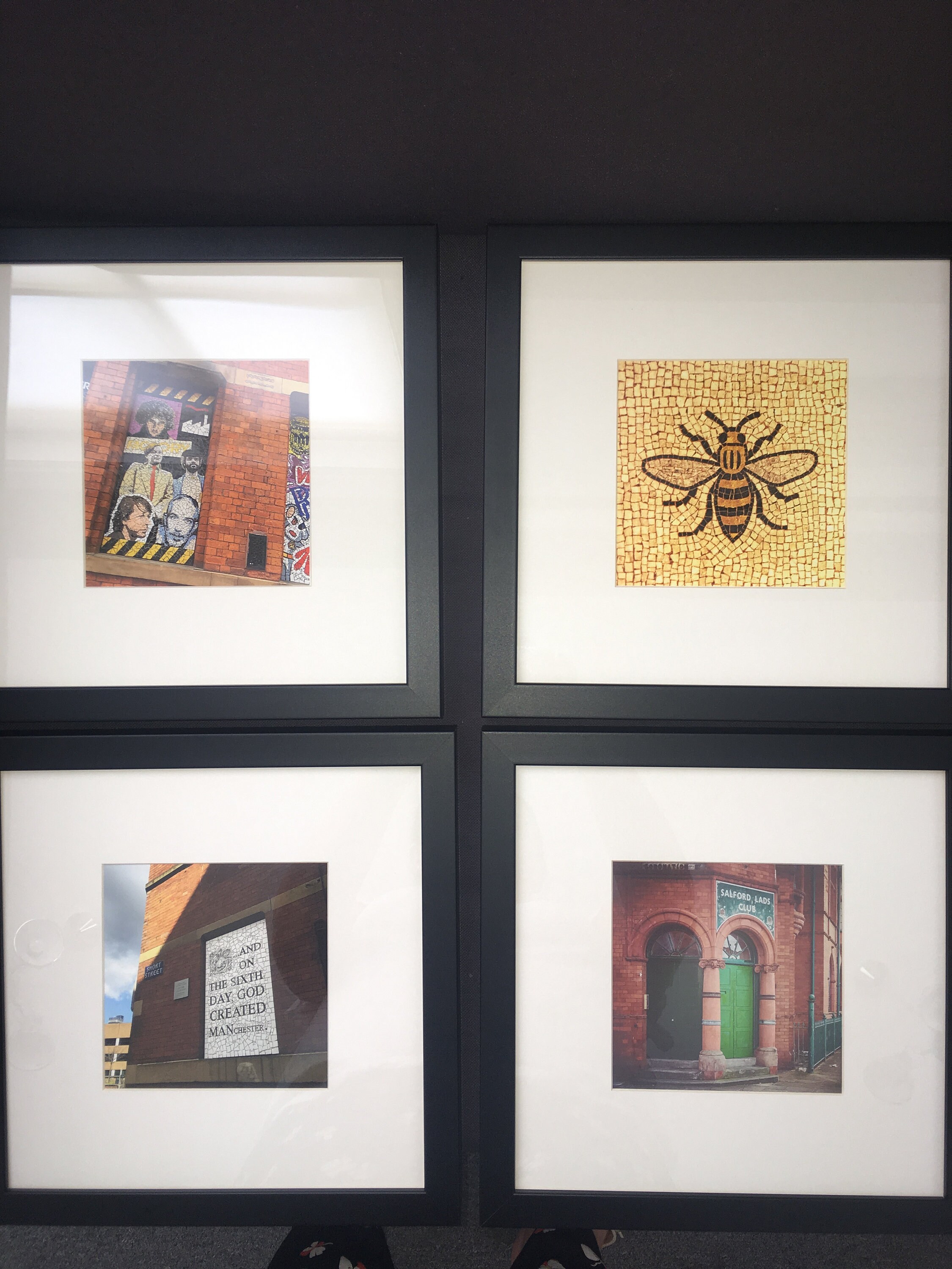 God Created Manchester/on the Sixth Day/framed Print/micro - Etsy