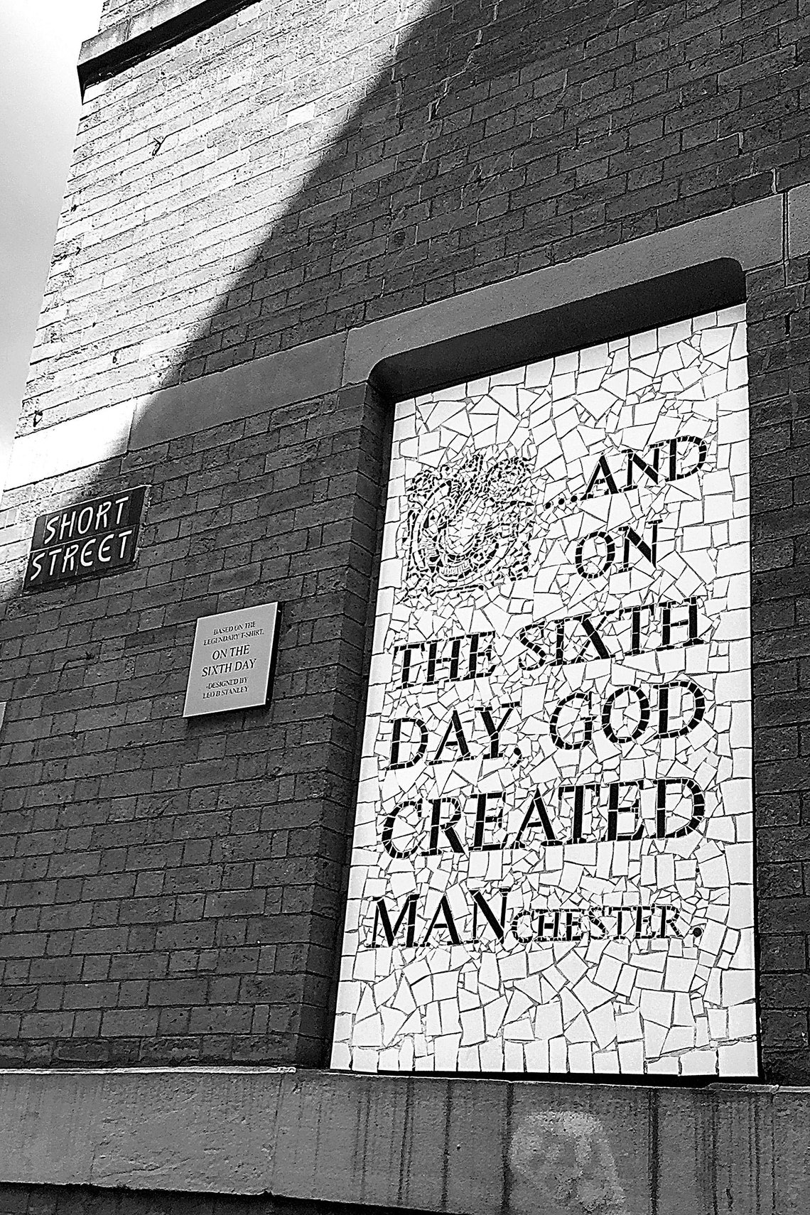 On the Sixth Day Print Only/god Created Manchester/print/wall - Etsy