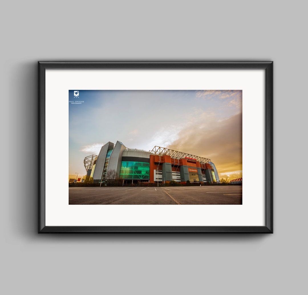 Old Trafford at Sunset / A Colour Photo/ Manchester United / Fine Art ...