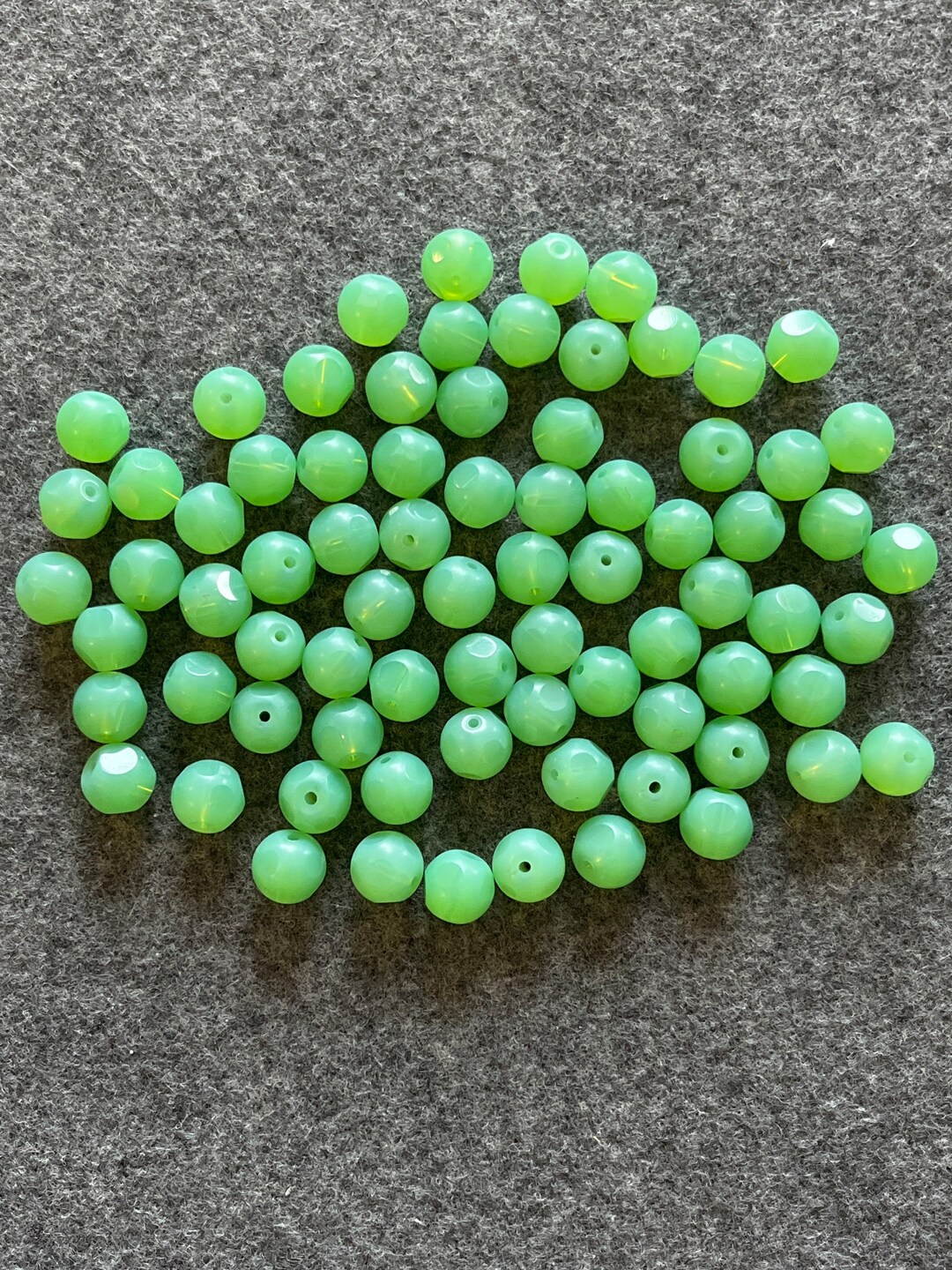Bead Destash Green Glass Beads - Etsy
