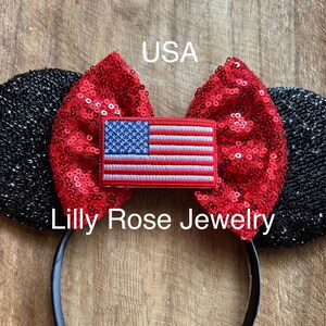 Epcot Around the World Flags Minnie Mouse Ears Inspired Headband Mexico ...