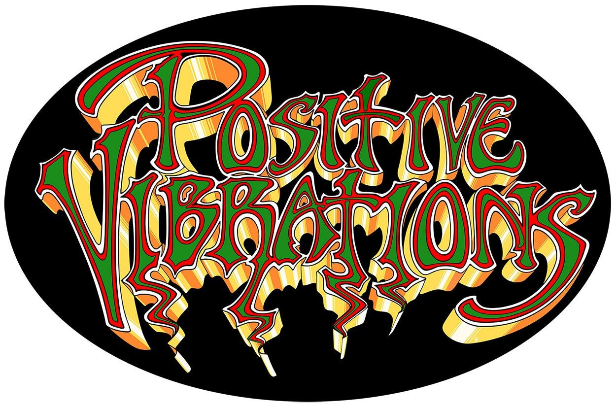 Positive Vibration Sticker - Etsy