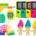 90's Kid Toys Digital Clip Art for Scrapbooking, Junk Journal ...