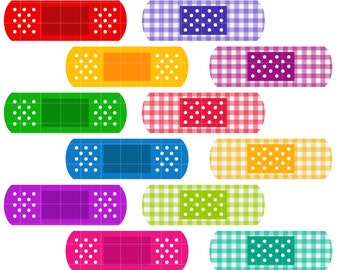 Colorful band aids | Etsy