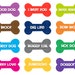 Dog Bone Labels Digital Clip Art for Scrapbooking Card Making Cupcake ...