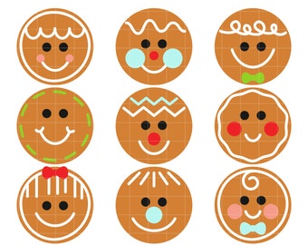 Gingerbread face | Etsy