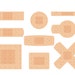 Bandage Set Clip Art for Scrapbooking Card Making Cupcake Toppers Paper ...