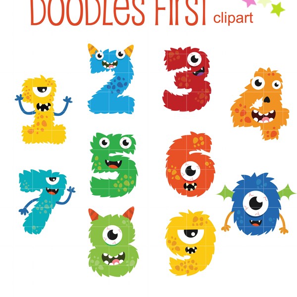 Monster Numbers - Etsy