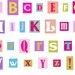 Y2k Alphabet Font Clip Art for Scrapbooking Card Making Cupcake Toppers ...