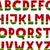 School Supplies Alphabet Clip Art for Scrapbooking Card Making Cupcake ...