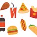 Fast Food Collection Digital Clip Art for Scrapbooking Card Making ...