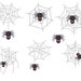 Spider and Spider Web Digital Clip Art for Scrapbooking Card Making ...
