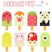 Cute Ice Pops Clipart for Scrapbooking, Journaling, Cricut Cut Files ...