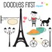 Paris Love Digital Clip Art for Scrapbooking Card Making Cupcake ...