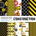 Construction Digital Paper Pack Includes 10 for Scrapbooking Paper ...