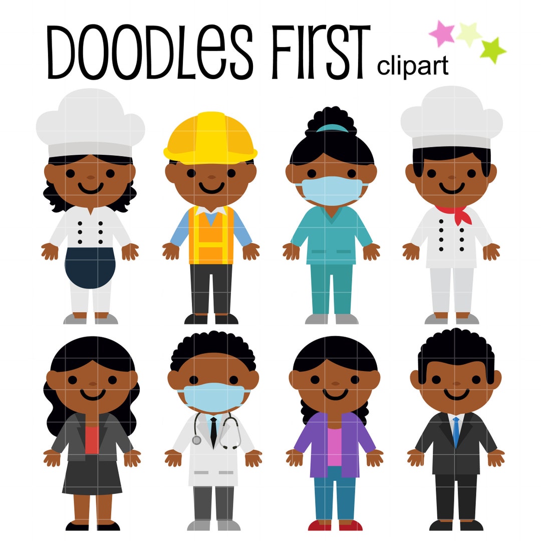 Dream Job Kids Digital Clip Art for Scrapbooking Card Making Cupcake ...