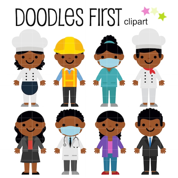 Dream Job Kids Digital Clip Art for Scrapbooking Card Making | Etsy