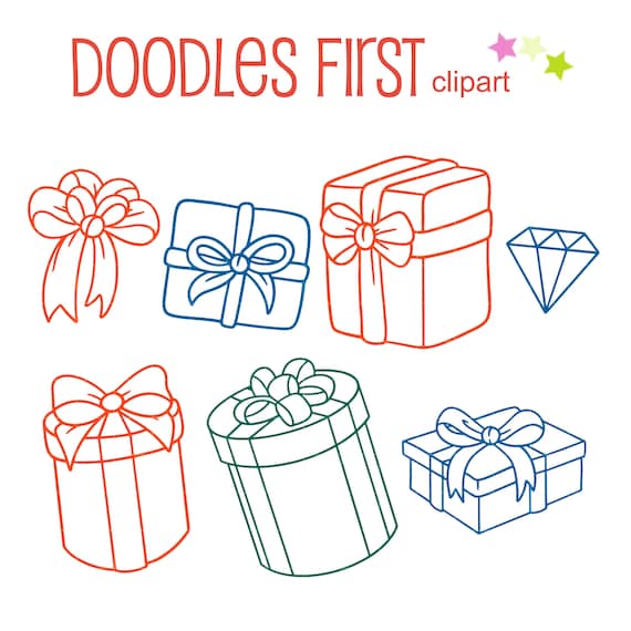 Present Outline Clip Art