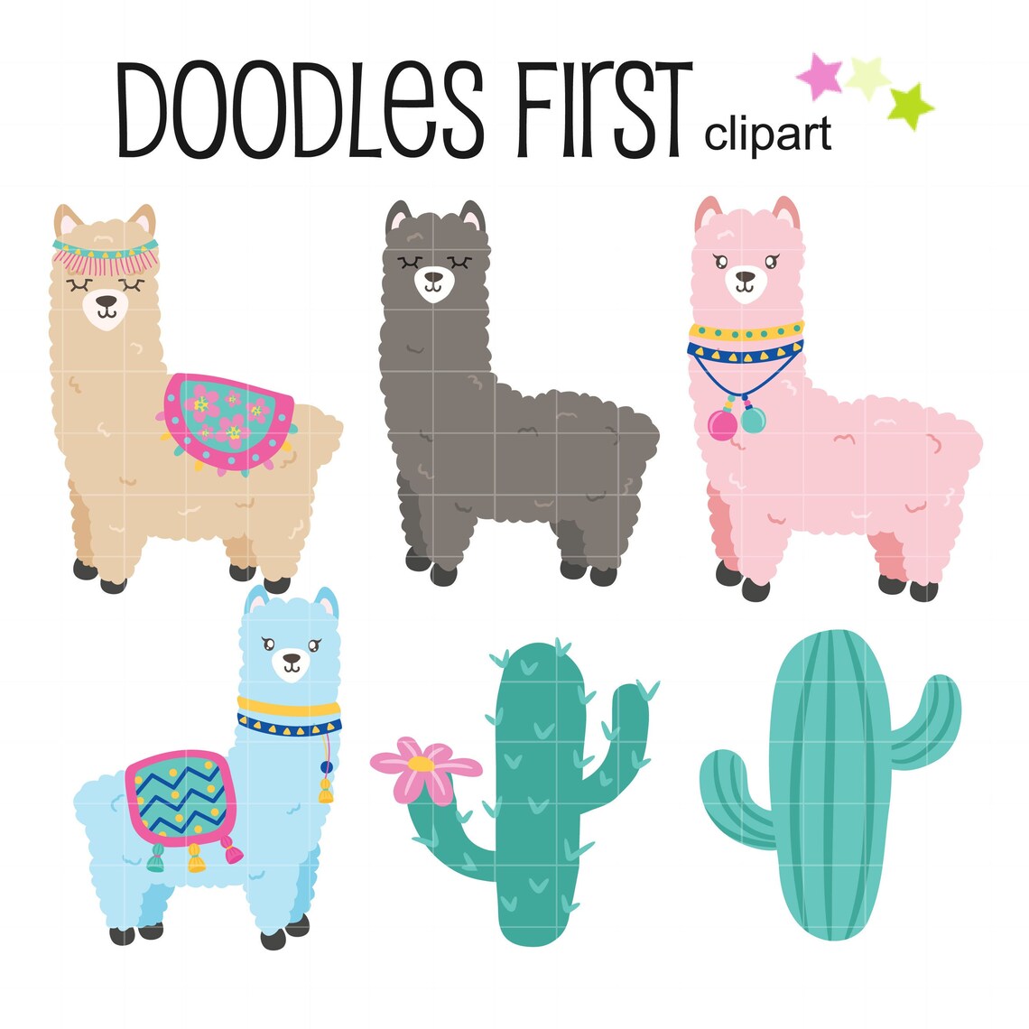 Llama Clipart Llama SVG Llama PNG Llama Clip Art Digital - Etsy