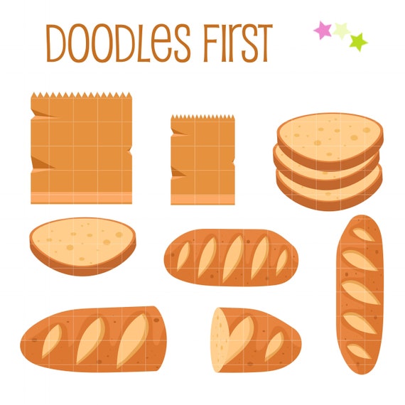 Bread Collection Digital Clip Art for Scrapbooking Card Making | Etsy