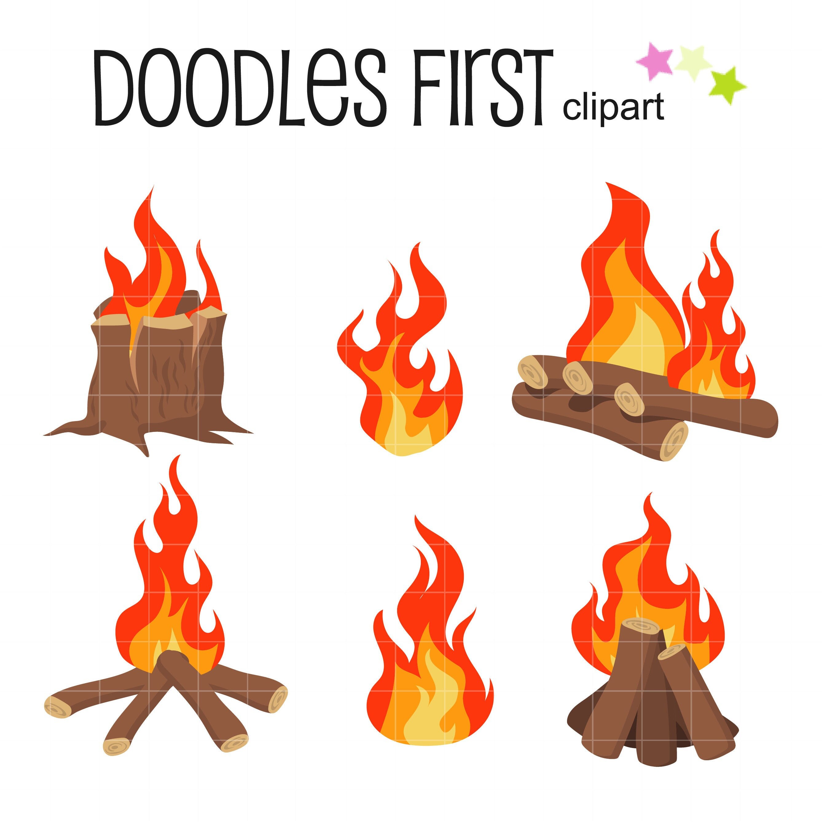 Camp Fire Clip Art