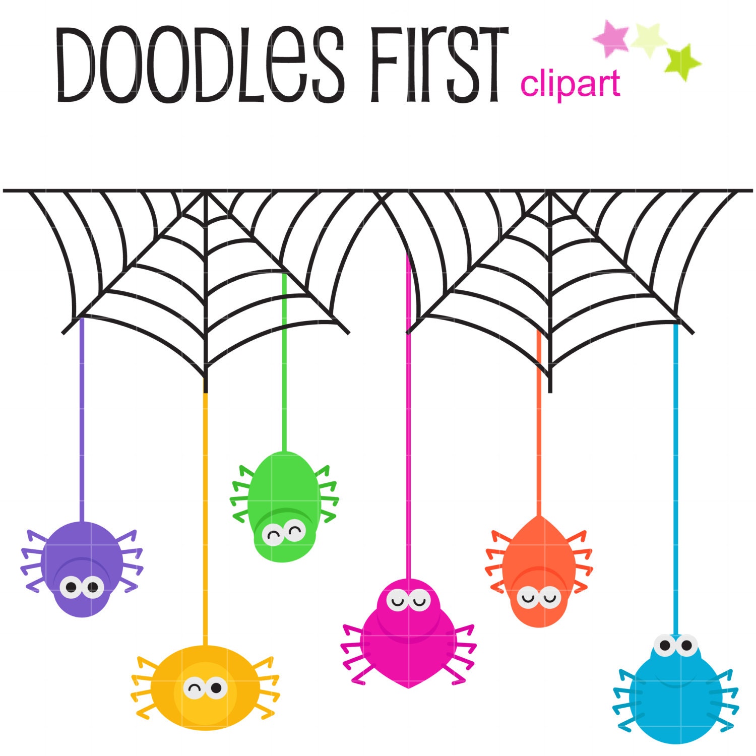 Clip Art Cute Spider