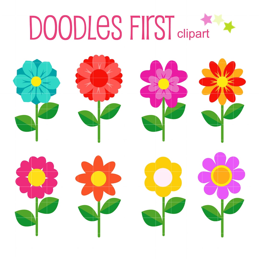 Animated Flowers Clip Art