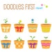 Plant Pots Clip Art for Scrapbooking Card Making Cupcake Toppers Paper ...