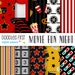 Movie Fun Night Party Digital Paper Pack Includes 10 for Scrapbooking ...