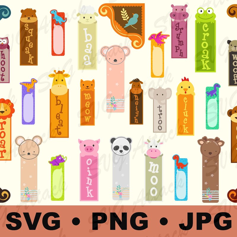 Animal Bookmark - Etsy