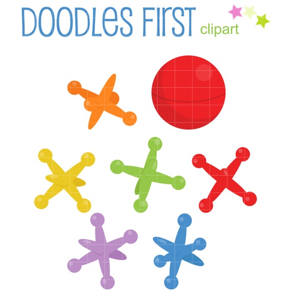 Jacks and Ball Clip Art for Scrapbooking Card Making Cupcake - Etsy