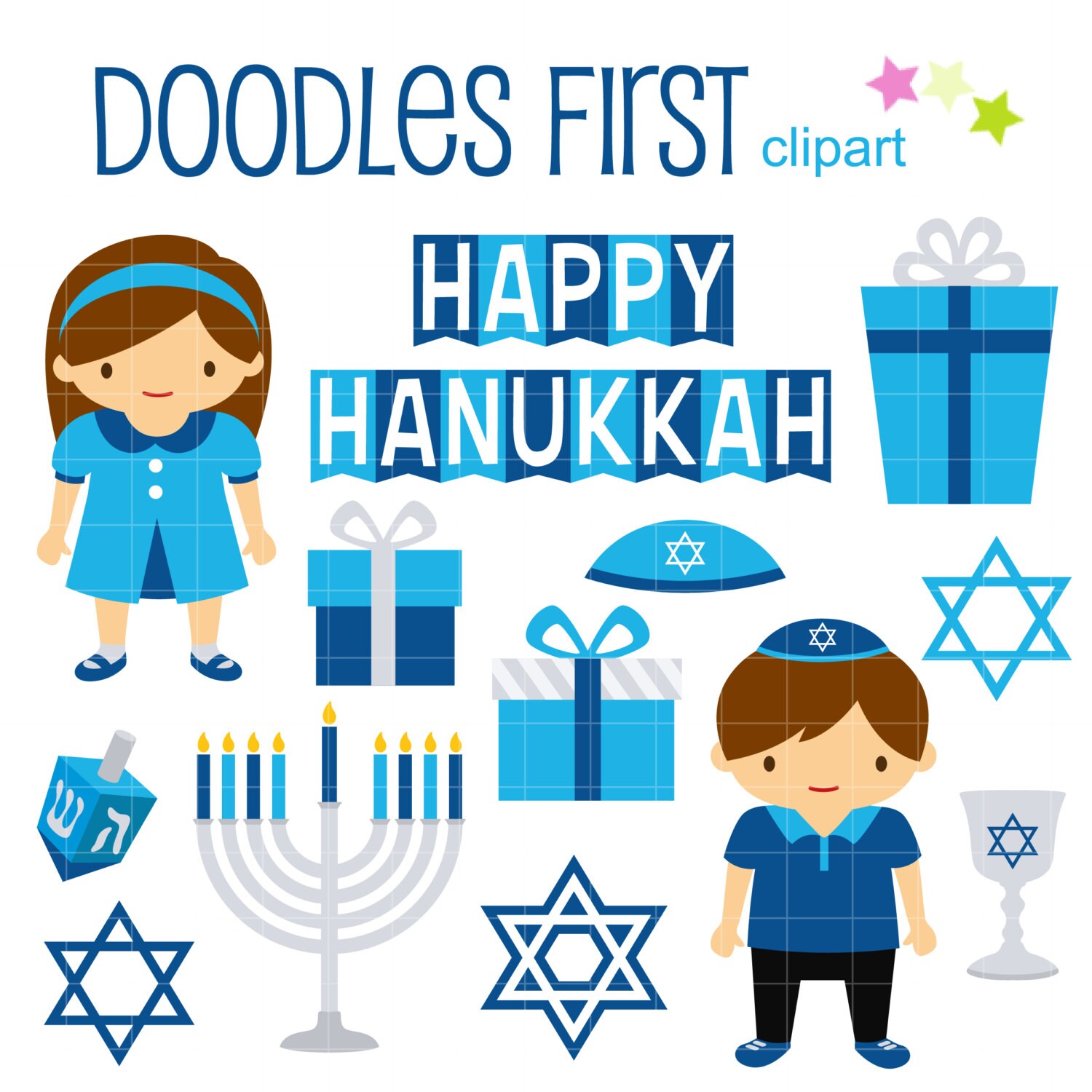 Happy Hanukkah Clipart